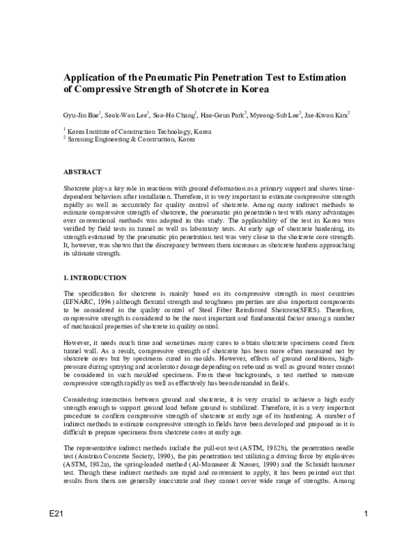 (PDF) Application of the pneumatic pin penetration test to estimation ...