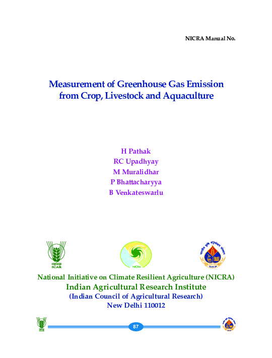(PDF) National Initiative on Climate Resilient Agriculture (NICRA ...