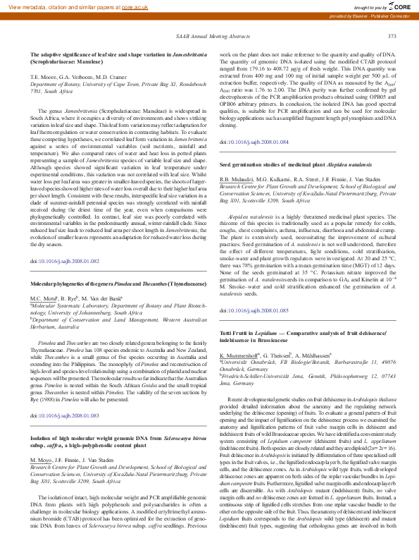 (PDF) Tutti Frutti in Lepidium — Comparative analysis of fruit ...