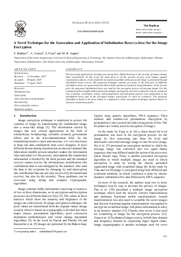 (PDF) A Novel Technique for the Generation and Application of ...