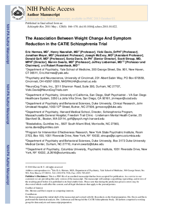 (PDF) The association between weight change and symptom reduction in ...