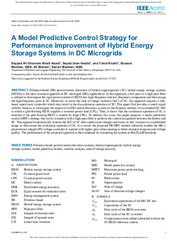 (PDF) A Model Predictive Control Strategy for Performance Improvement ...