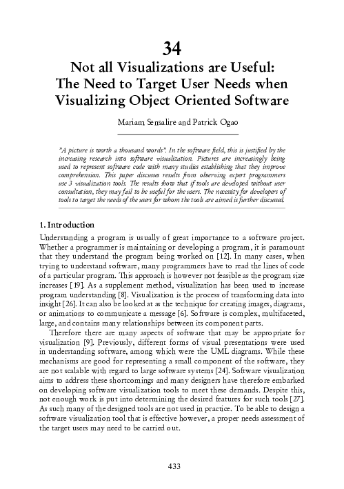 (PDF) Not all Visualizations are Useful: The Need to Target User Needs when Visualizing Object ...