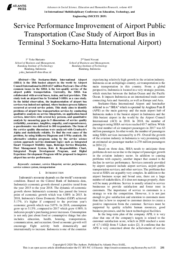 (PDF) Service Performance Improvement of Airport Public Transportation ...