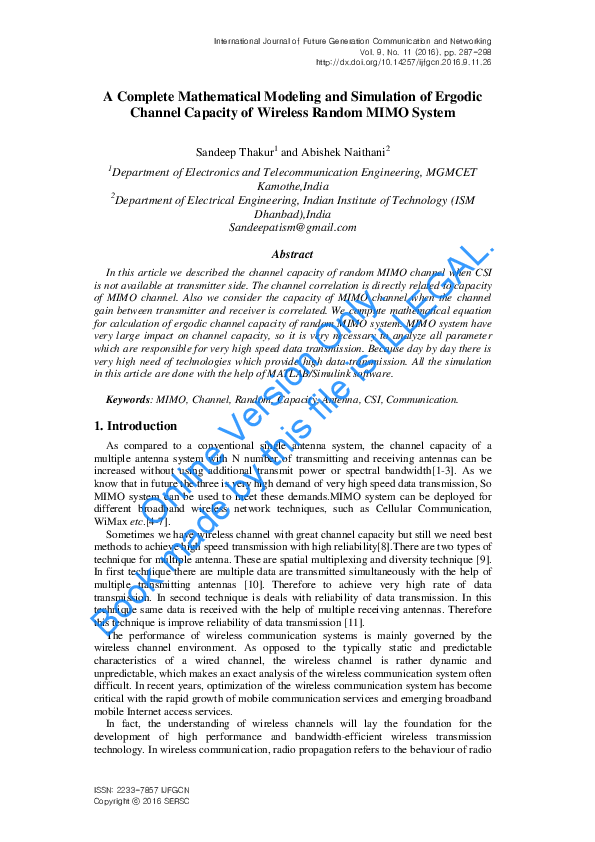 (PDF) A Complete Mathematical Modeling and Simulation for Deflection, Capacitance and ...