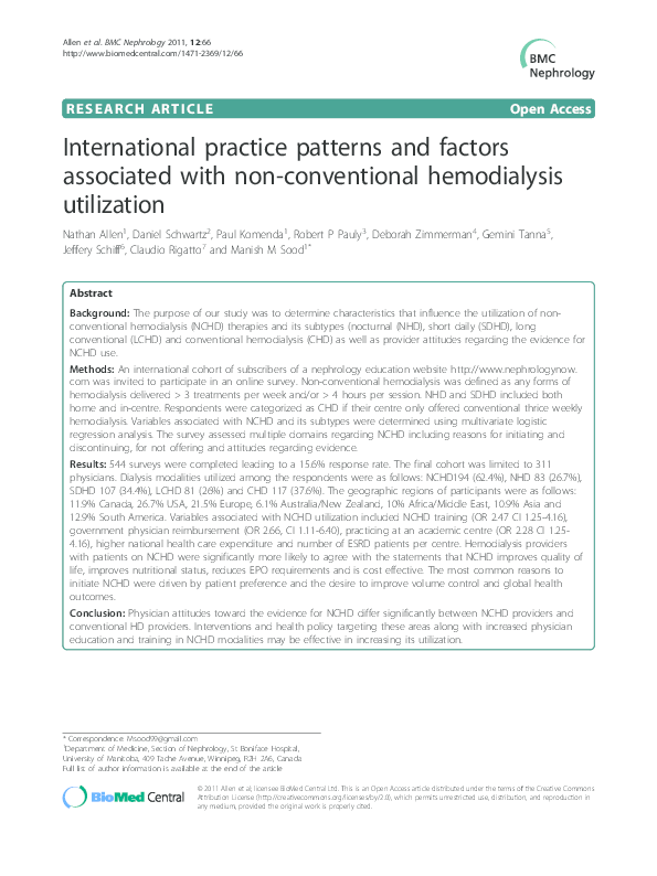 (PDF) BMC Nephrology | Manish Sood - Academia.edu