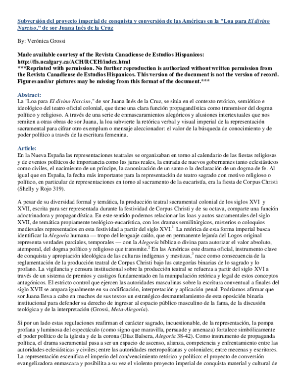 (PDF) Subversión del proyecto imperial de conquista y conversión de las ...