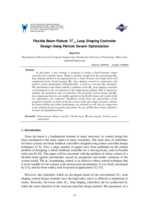 (PDF) Design Using Particle Swarm Optimization