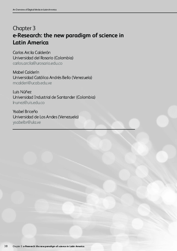 (PDF) e-Research: the new paradigm of science in Latin America
