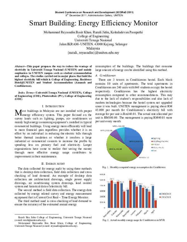(PDF) Smart Building: Energy Efficiency Monitor