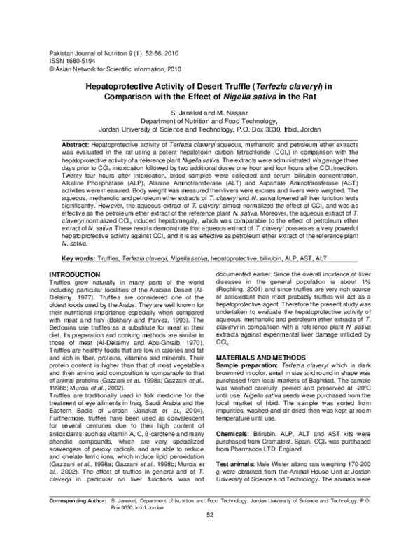 (PDF) Evaluation of antibacterial activity of aqueous and methanolic extracts of the truffle ...