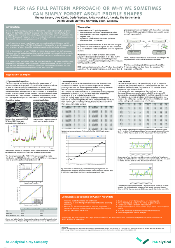 (PDF) PLSR (As Full Pattern Approach) or Why We Sometimes Can Simply ...