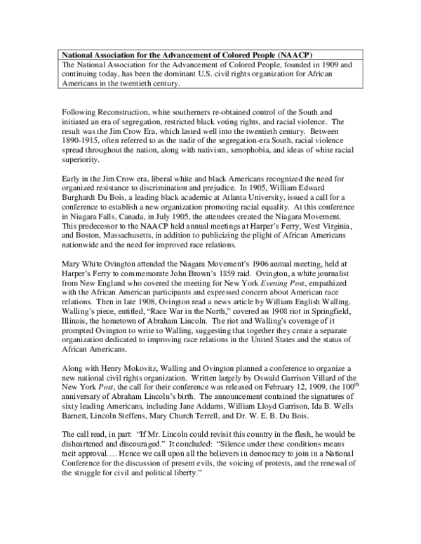 (PDF) The NAACP
