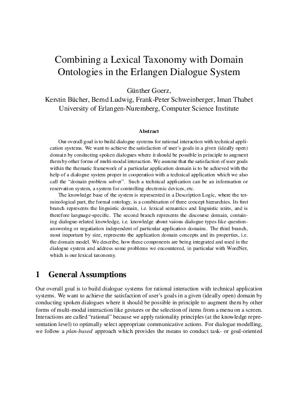 (PDF) Combining a lexical taxonomy with domain ontologies in the ...