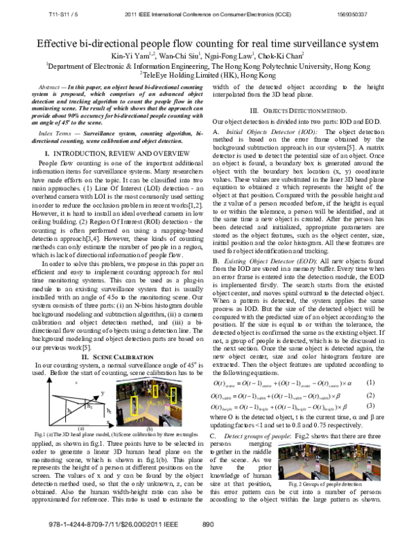 (PDF) Effective bi-directional people flow counting for real time ...