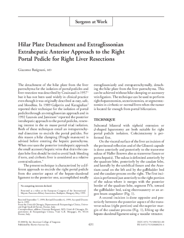 (PDF) Hilar Plate Detachment