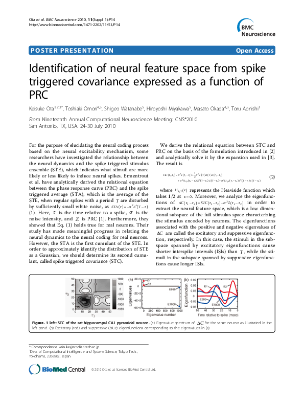 (PDF) Interrelation Between Binocular Disparity and Other Feature Maps of V1 Using Kohonen's ...
