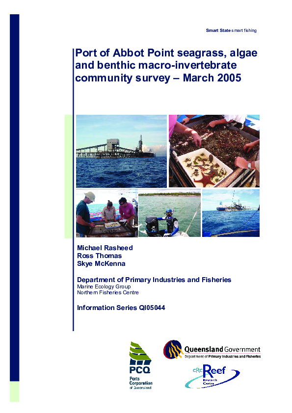 (PDF) Port of Abbot Point seagrass, algae and benthic macro ...