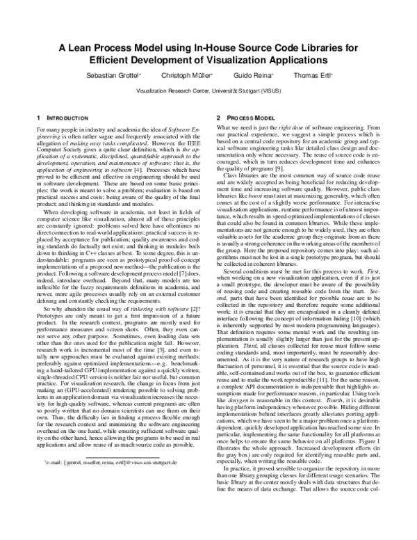 (PDF) A Lean Process Model using In-House Source Code Libraries for ...