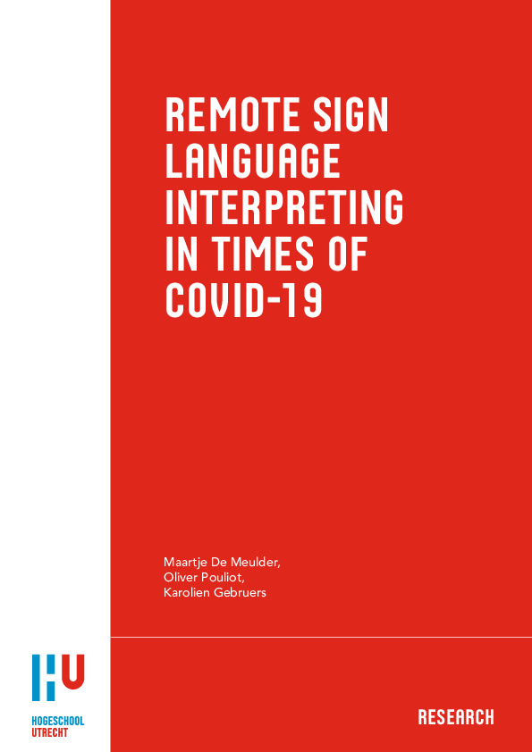 (PDF) Remote sign language interpreting in times of COVID-19