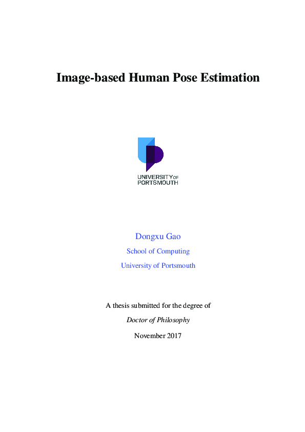 (PDF) Image-based human pose estimation