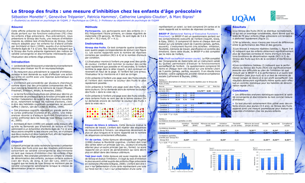 (PDF) Le Stroop des fruits : une mesure d'inhibition chez les enfants d ...