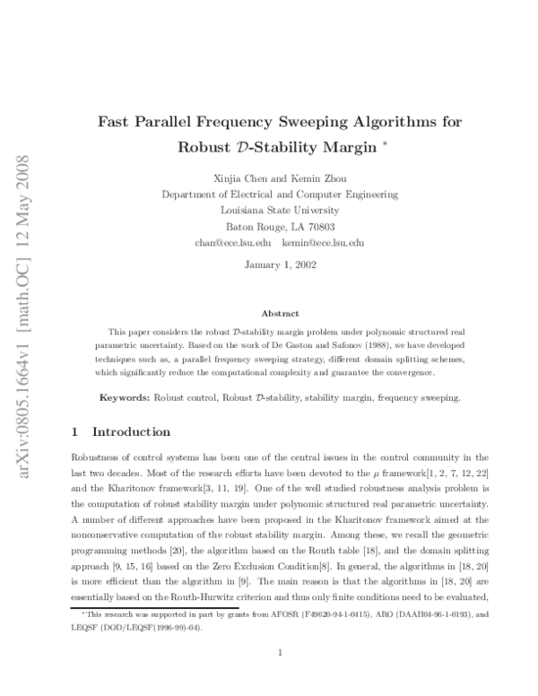 (PDF) Fast parallel-frequency-sweeping algorithms for robust D ...