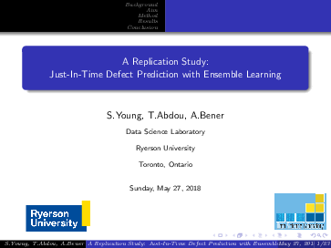 (PDF) A Replication Study: Just-in-Time Defect Prediction with Ensemble ...