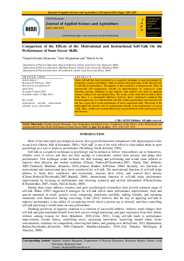 (PDF) Pages: 2284-2287 Effects of the Motivational and Instructional ...