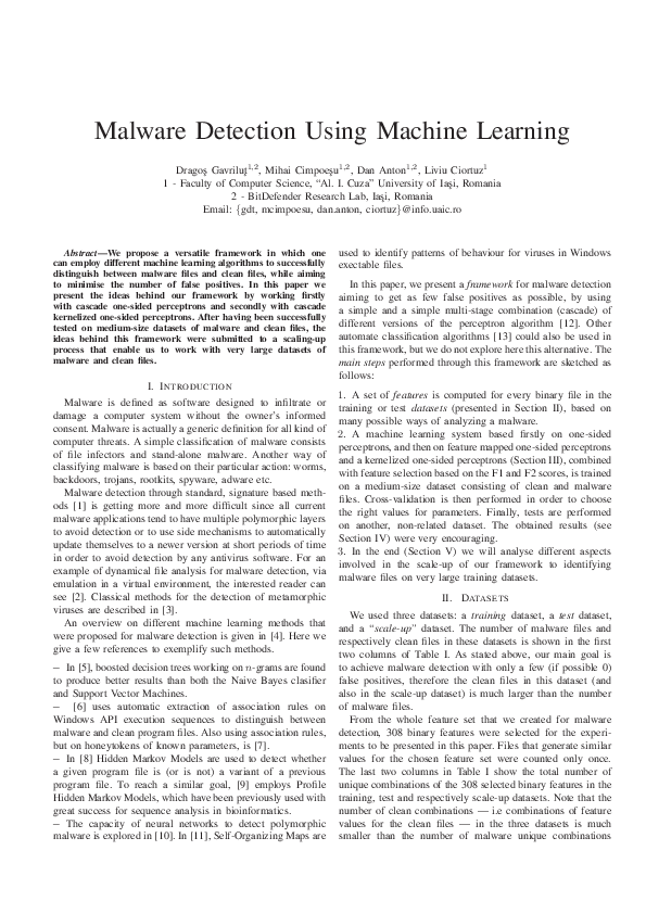 Pdf Malware Detection Using Machine Learning