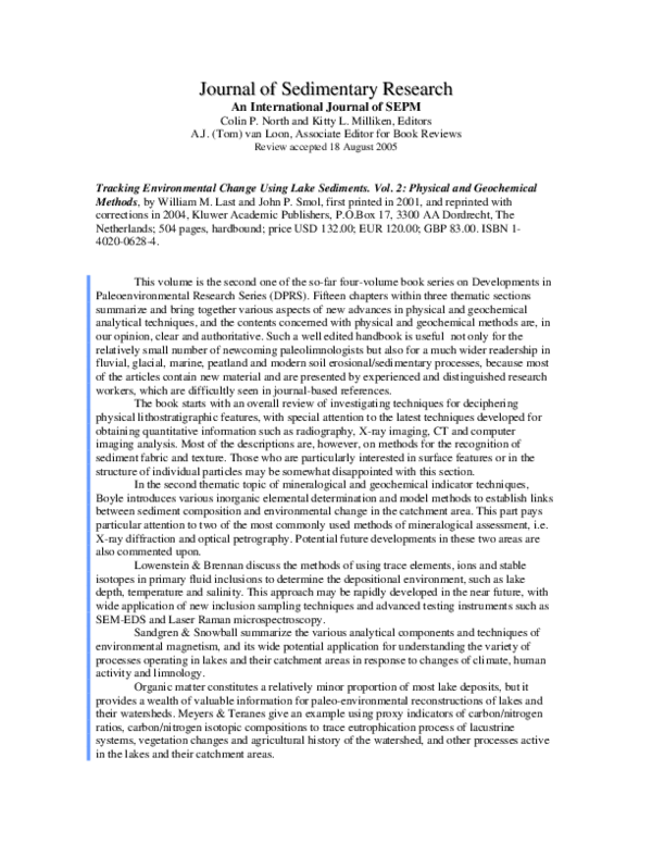 (PDF) Journal of Sedimentary Research | Gene Rankey - Academia.edu