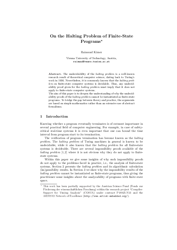 halting problem reduction