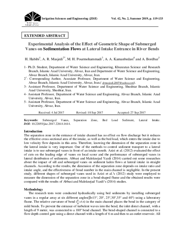 (PDF) Experimental Analysis of the Effect of Geometric Shape of ...