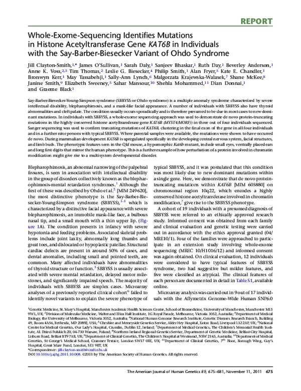 (PDF) Whole-Exome-Sequencing Identifies Mutations in Histone ...