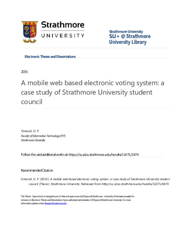 (PDF) A mobile web based electronic voting system : a case study of ...