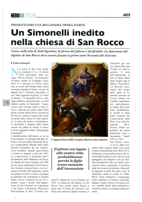 (PDF) Un Simonelli inedito nella chiesa di San Rocco