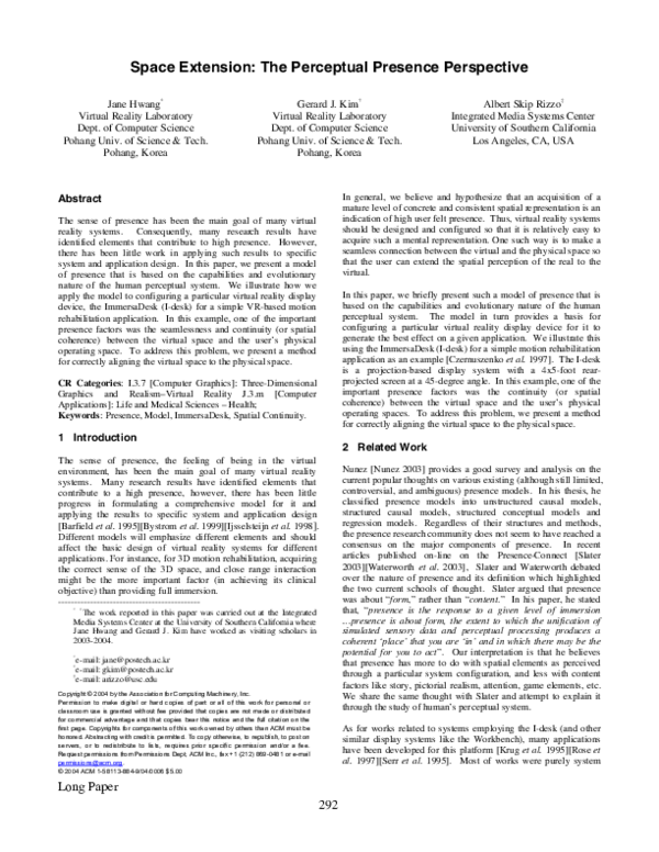 (PDF) Space extension