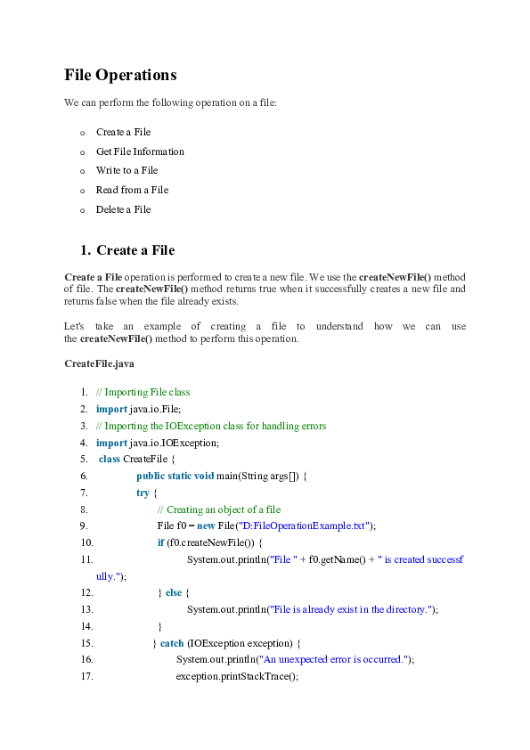 (PDF) File operations