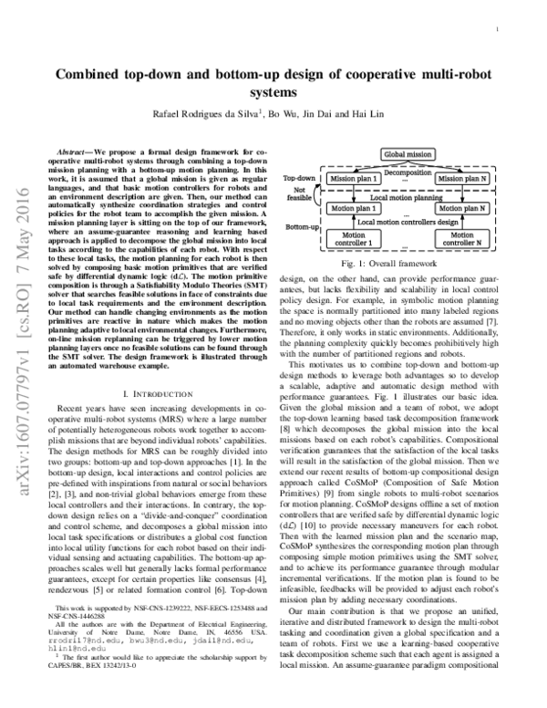 (PDF) Combined Top-Down and Bottom-Up Approaches to Performance ...