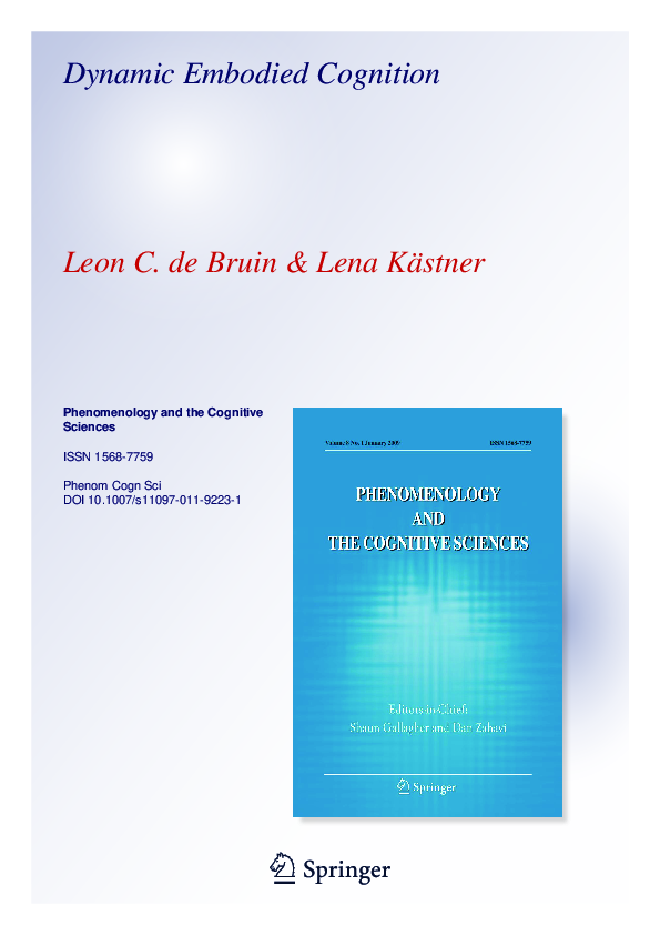 (PDF) Dynamic Embodied Cognition | Lena Kästner - Academia.edu