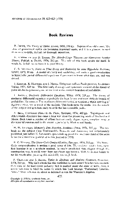 (PDF) The atiyah-singer theorem and elementary number theory | David ...