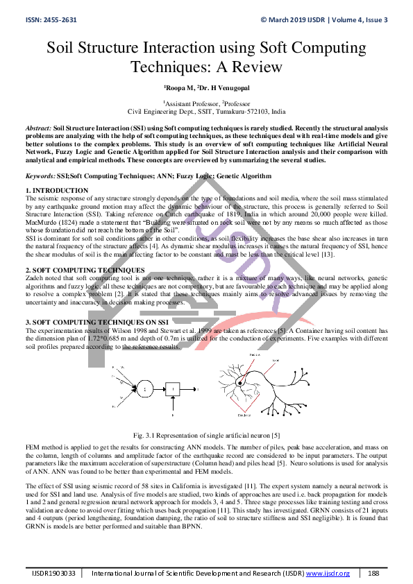 (PDF) Soil Structure Interaction using Soft Computing Techniques: A ...