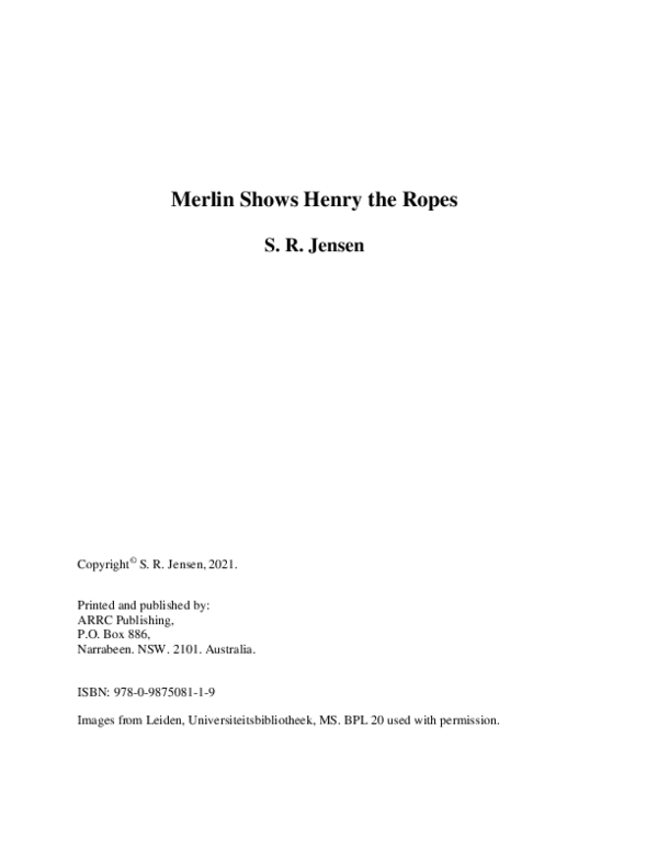 (PDF) Merlin Shows Henry the Ropes