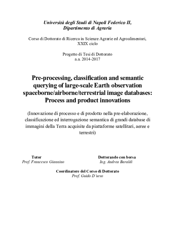 (PDF) Pre-processing, classification and semantic querying of large-scale Earth observation ...
