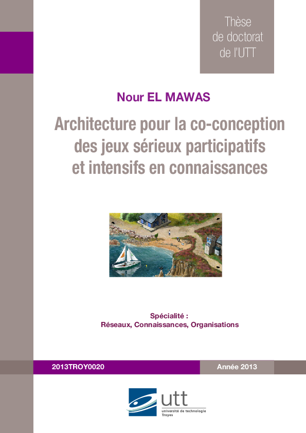 (PDF) Architecture pour la co-conception des jeux sérieux participatifs ...