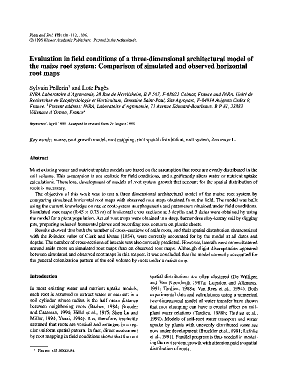 (PDF) Evaluation in field conditions of a three-dimensional ...
