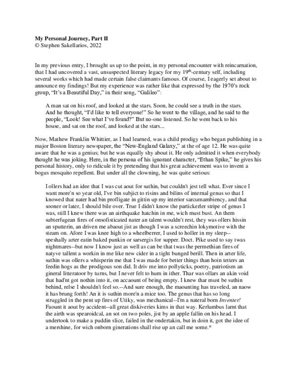 (PDF) My Personal Journey, Part II