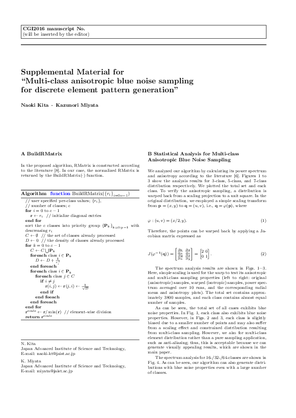(PDF) Multi-class anisotropic blue noise sampling for discrete element ...