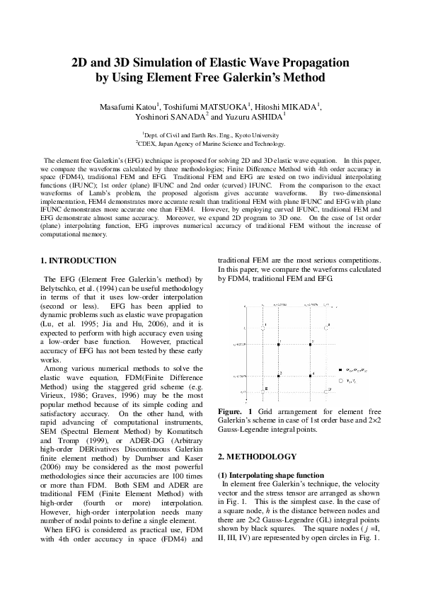 Pdf 2d And 3d Simulation Of Elastic Wave Propagation By Using Element