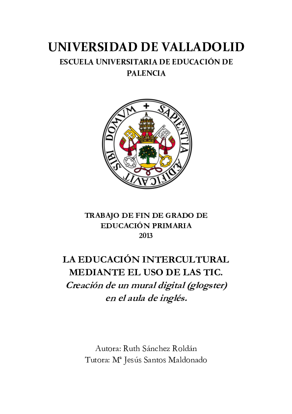 (PDF) La educación intercultural mediante el uso de las TIC. Creación ...
